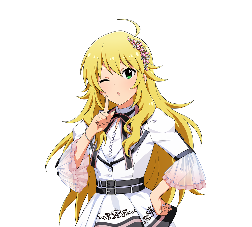 hoshii miki, idolmaster, idolmaster (classic), official art, 1girl ...